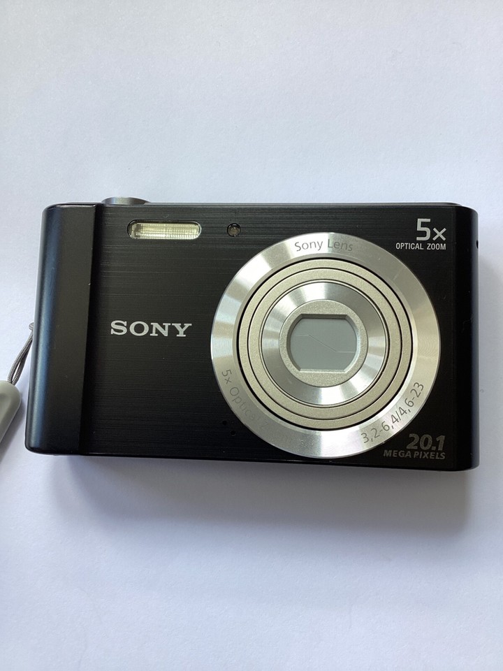 SONY CYBERSHOT DSC-W800 Black 20MP Digital Camera Sony Lens Excellent+ ...