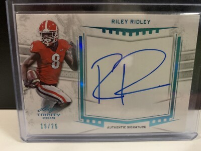 RILEY RIDLEY 2019 LEAF TRINITY AUTOGRAPH 19/25 AUTO | eBay