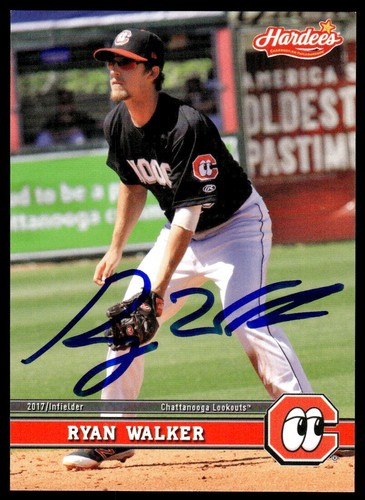 2017 Grandstand Chattanooga Lookouts Ryan Walker Twins #18 Signed | eBay