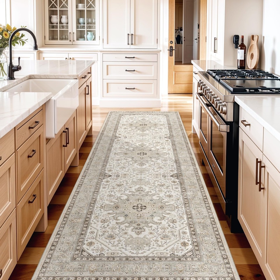 Runner Rug 3x10 - Non Slip Runners for Hallway Washable Oreiental ...