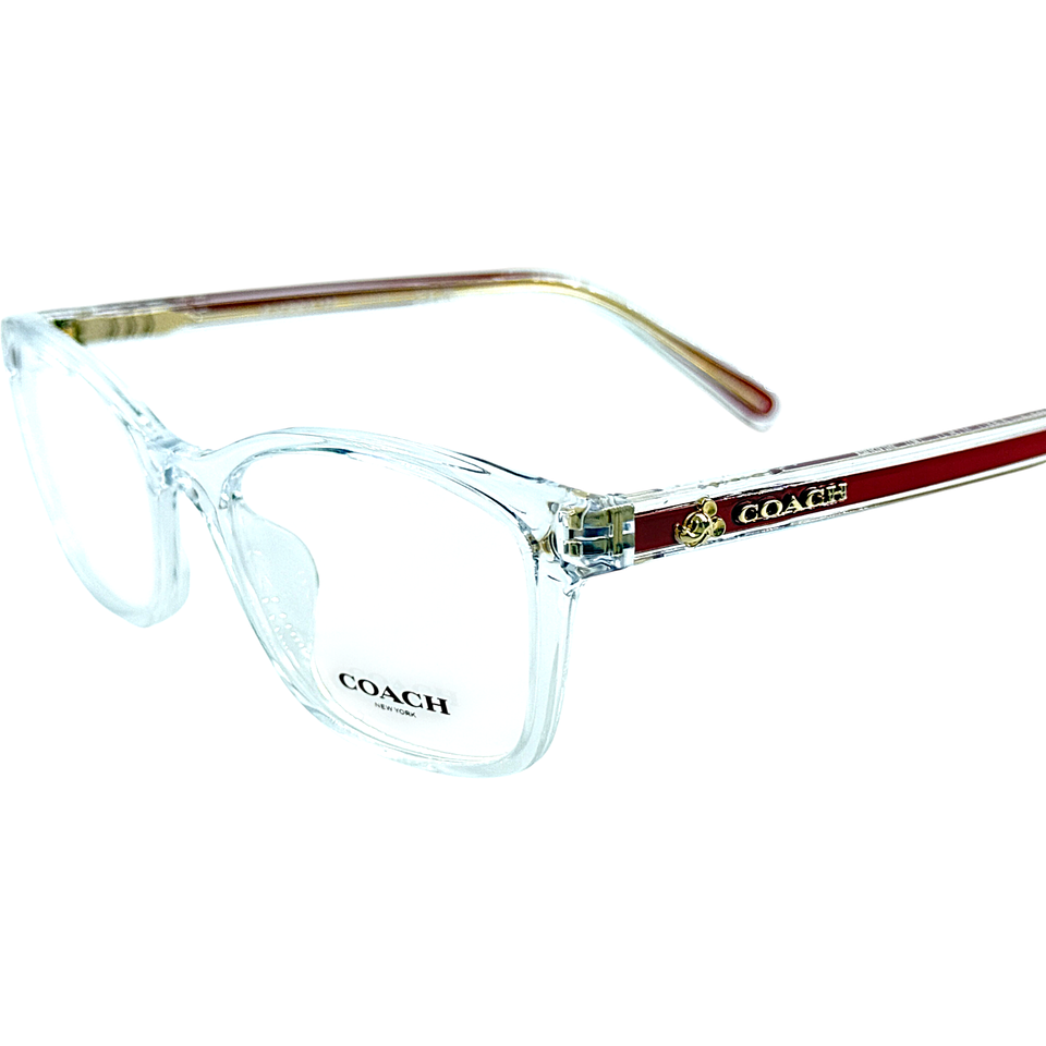 Coach HC6216U Womens Plastic Eyeglass Frame 5111 Transparent Clear 51 ...