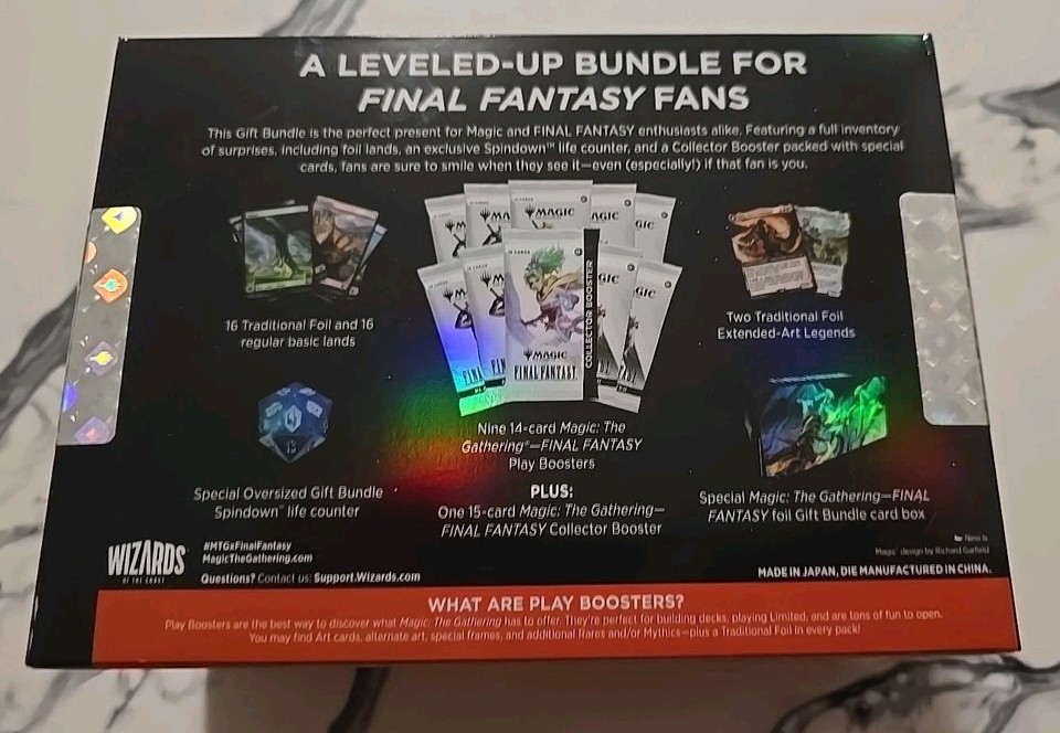 MTG Magic the Gathering Final Fantasy Gift Bundle *INCLUDES COLLECTOR ...