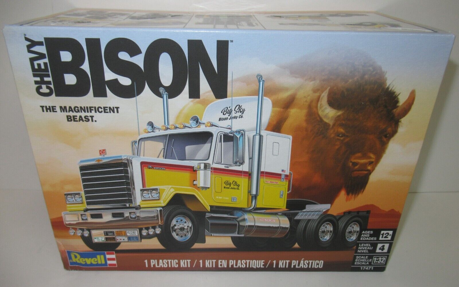 Revell 1/32 Chevy Bison Semi Truck 'The Magnificent Beast.' #17471 for ...