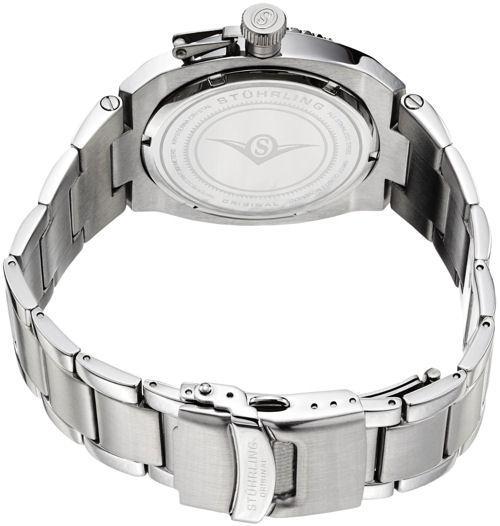 Stuhrling 410 331171 Aquadiver Regatta DSV Swiss Quartz Diver Date Mens ...