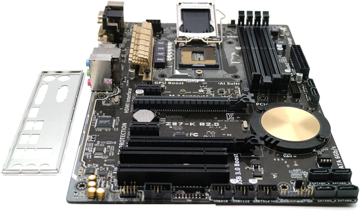 ASUS Z97-k R2.0 Motherboard Intel Z97 Chipset LGA 1150 DVI and VGA HDMI ...