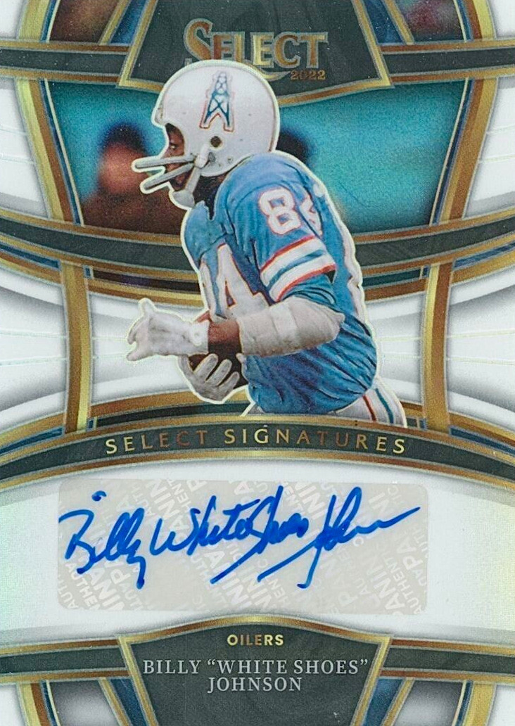 2022 Panini Select - Select Signatures White Prizm #SSP-BWJ Billy Johnson /50 (AU) for sale ...