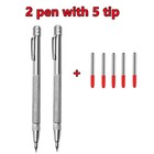 Metal Scribe Tool Premium Aluminium Tungsten Carbide Tip Scriber ...