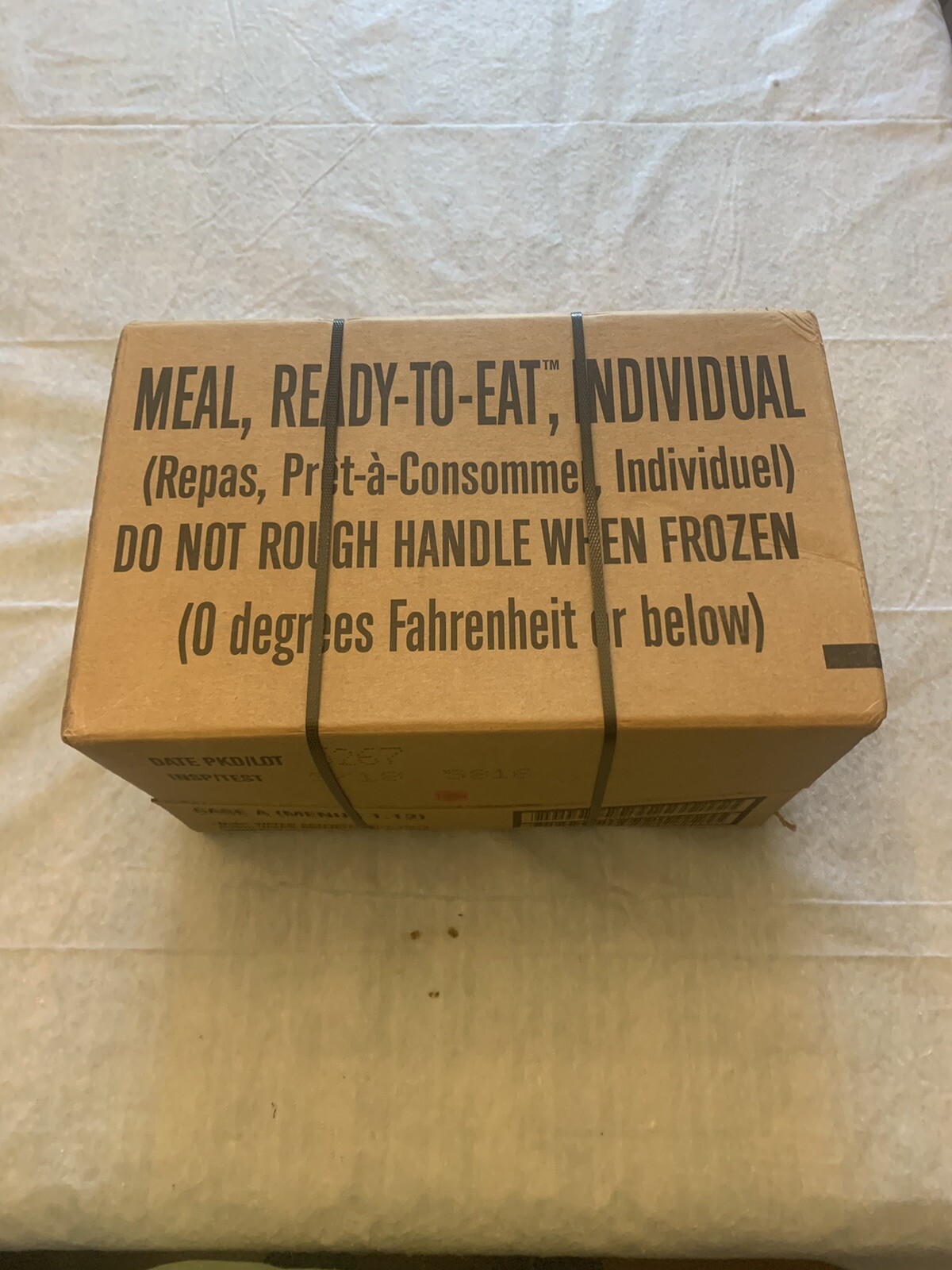 MRE U.S Military Meals Case A Menu MRE 12 Ready to Eat | eBay