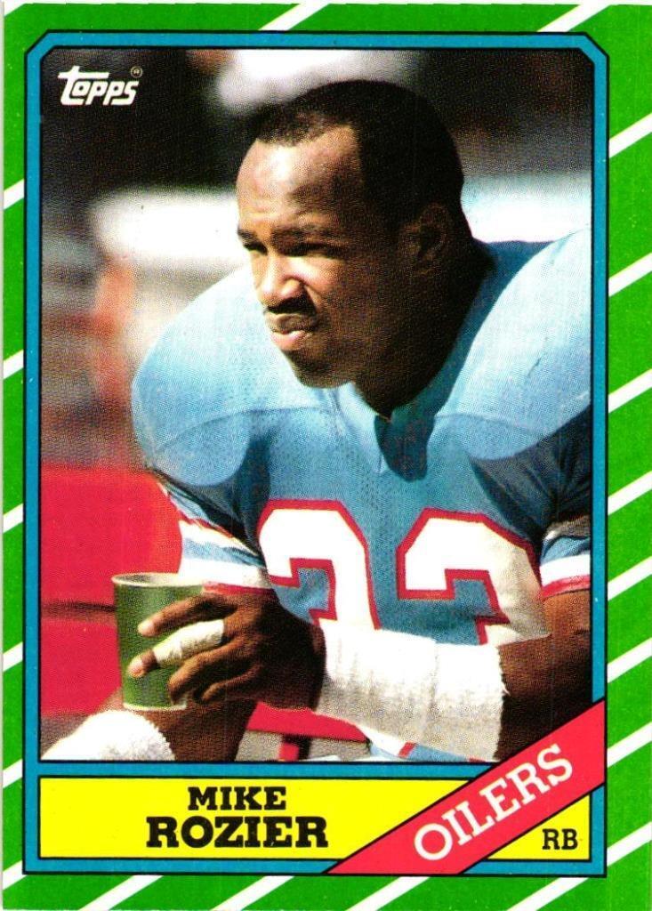 MIKE ROZIER 1986 Topps Football #351 $1 Items MUST Buy 2 to Qualify ...