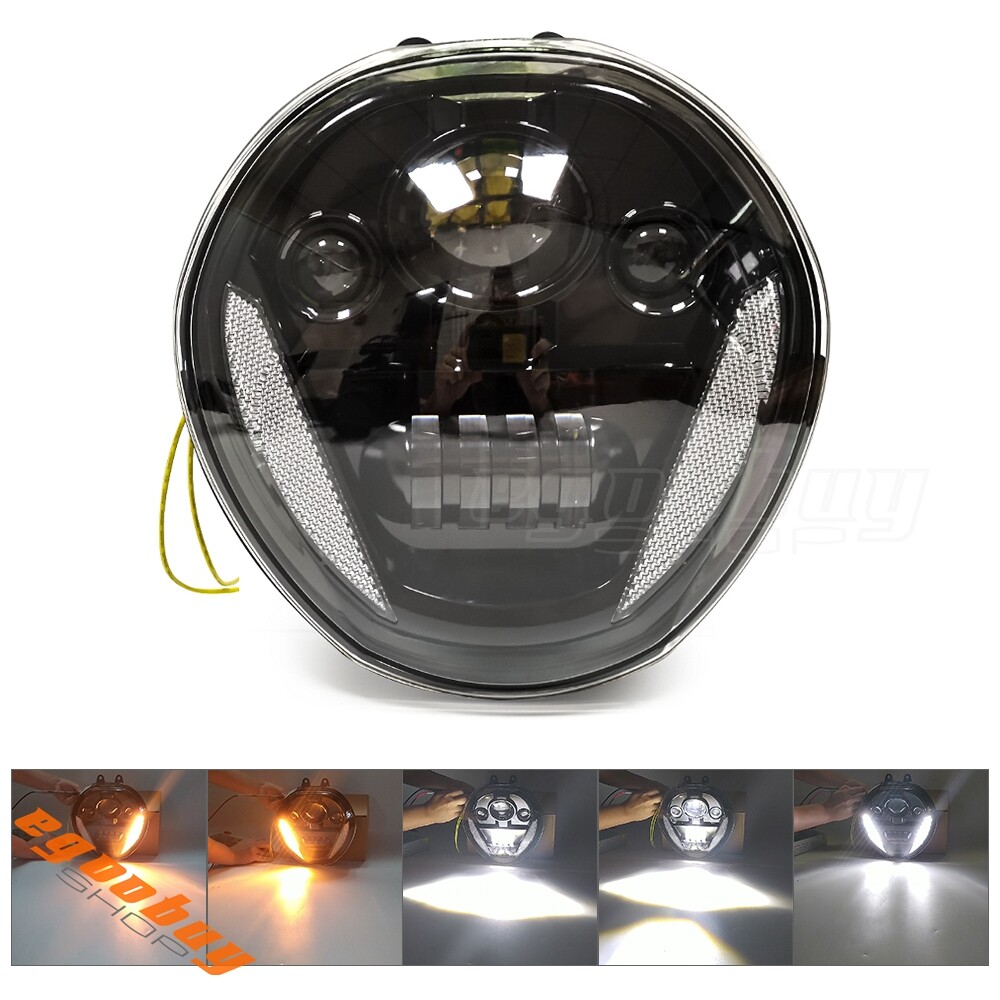 LED Headlight Projector Lighting Motorcycle For Monster 821 1200 1200R ...