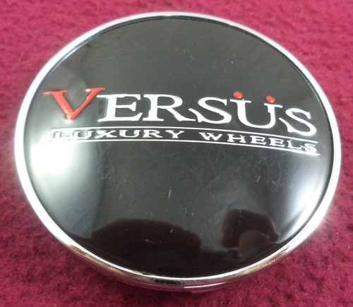 Versus Wheels Black / Chrome Custom Wheel Center Cap # 692K60 / LG0707 ...