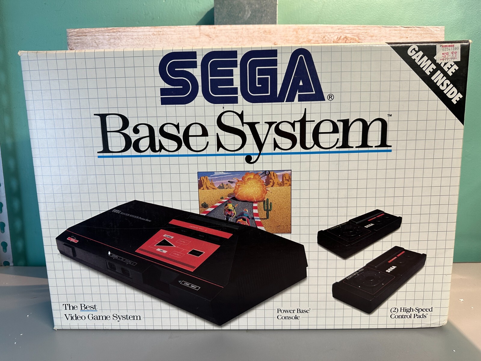 1988 Sega Master System Console In The Box With Game Clean Inv-1213 | eBay