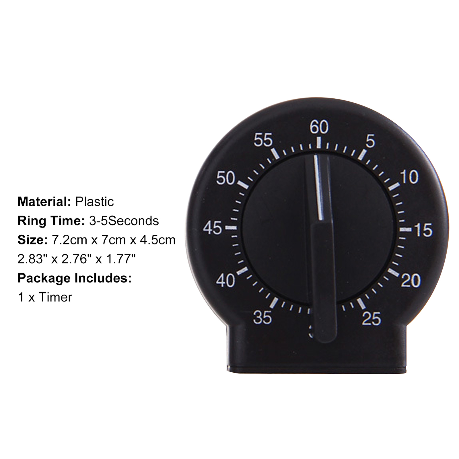 Cooking Timer Rotation Professional Anti-fade 60 Minutes Time Reminder ...