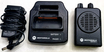 Motorola Minitor V Minitor 5 VHF pager W/ Charger, No Battery | eBay