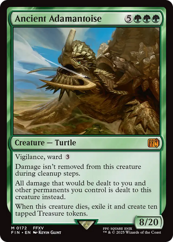 Ancient Adamantoise Final Fantasy PLD Creature Mythic Rare MAGIC CARD ...