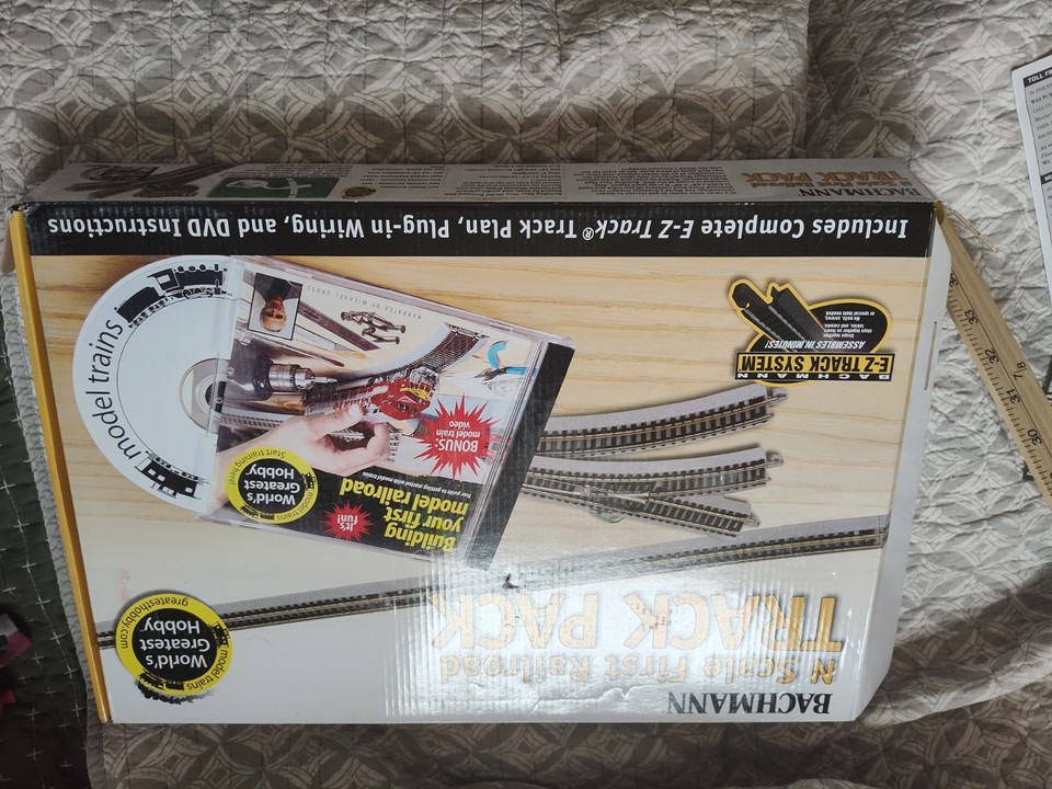 Bachmann Scale First Railroad Track Pack Easy Track System | eBay