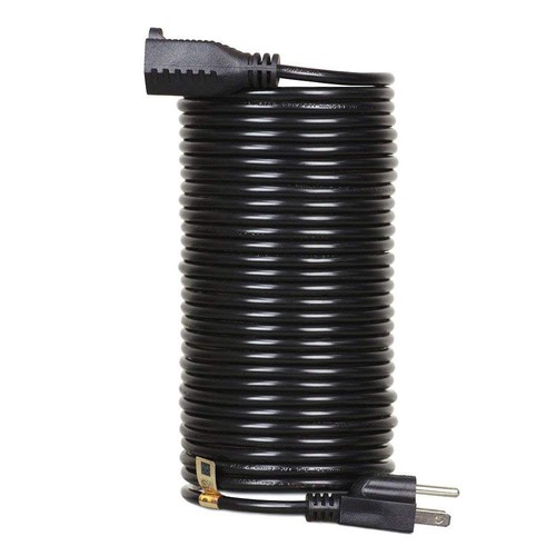3 Prong, 30ft Power Extension Cord Cable Outlet Saver, UL Listed ...