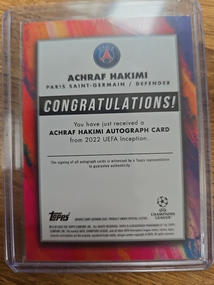 Hakimi Inception Auto /99 | eBay UK
