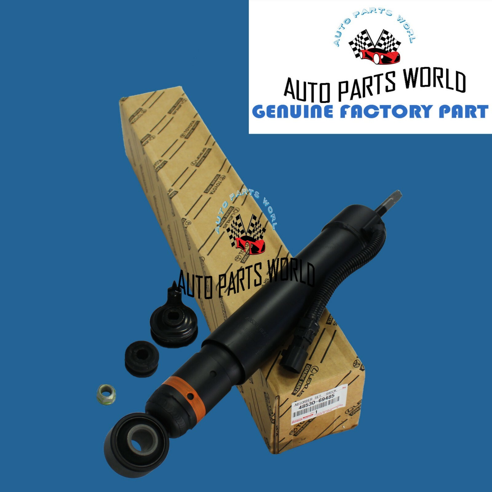 NEW GENUINE OEM LEXUS 2003-2009 GX470 REAR SUSPENSION SHOCK ABSORBER ...
