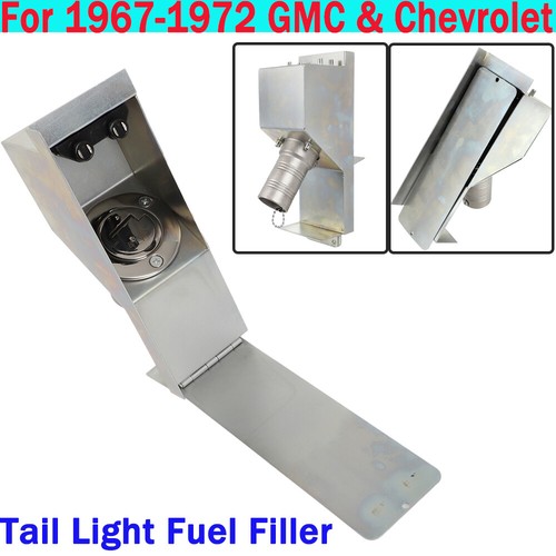 Tail Light Fuel Filler For 67-72 GMC Chevy Trucks Hidden Gas Door ...