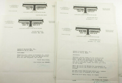 1928 Lamson Goodnow Victor Tea Co Cleveland OH Dinnerware Rugs Ephemera ...