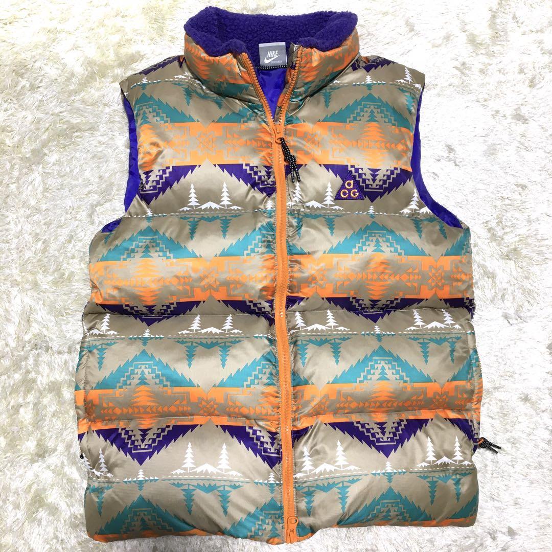 Nike ACG x Pendleton Native pattern down vest S size | eBay