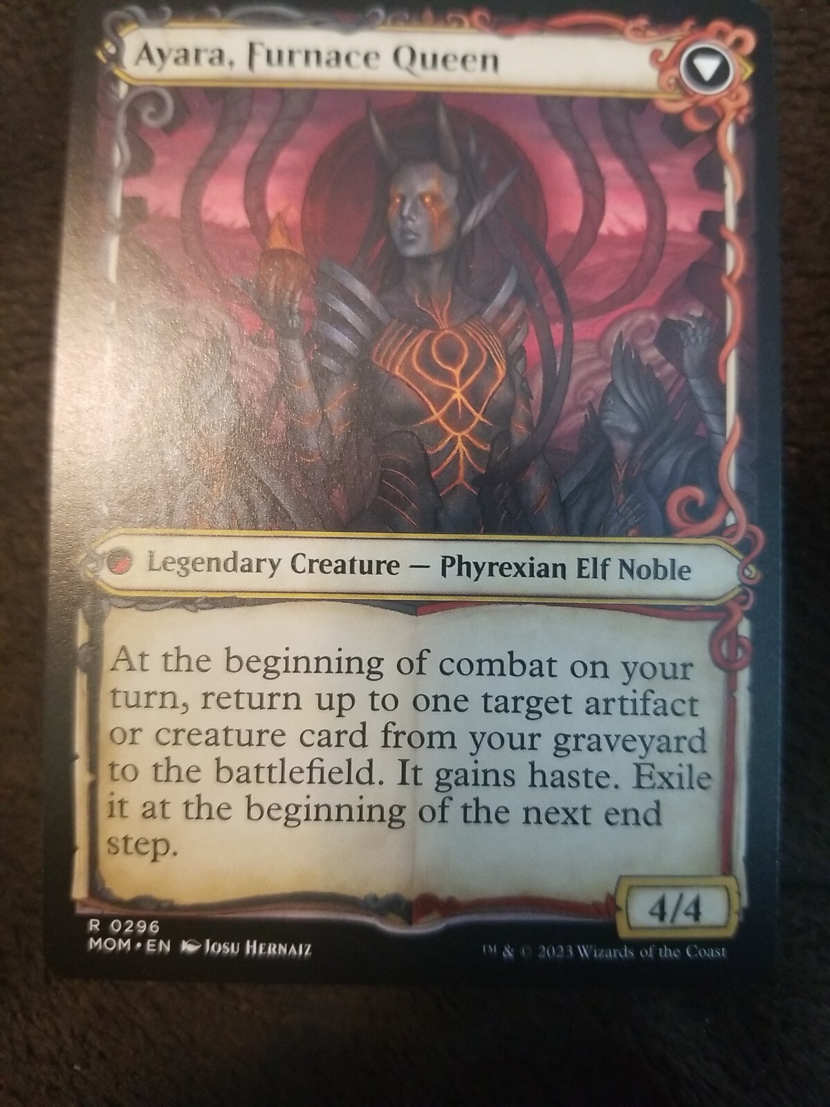 MTG Ayara, Widow of the Realm // Ayara, Furnace Queen March of the ...