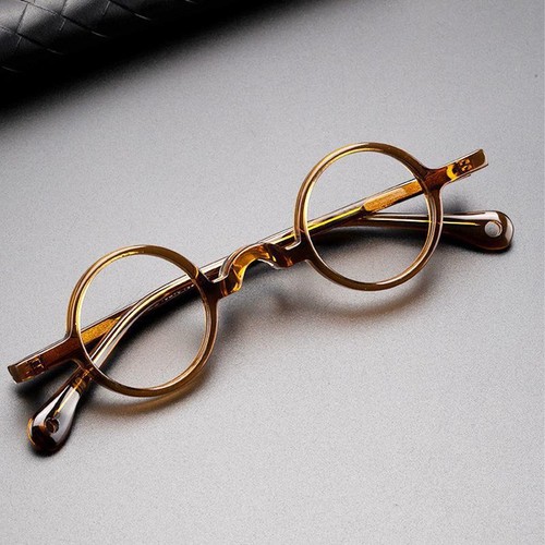 Acetate Retro Eyeglass Frames small Round Japanese Glasses Brand 34mm ...