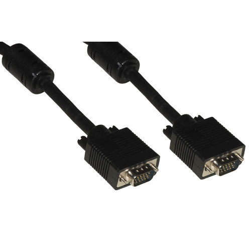 Câble de liaison Vga Monitor 15 pôles mâle mâle 1.80mt avec ferrite ...