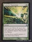 Explosive Vegetation Commander NM Green Uncommon MAGIC MTG CARD ...