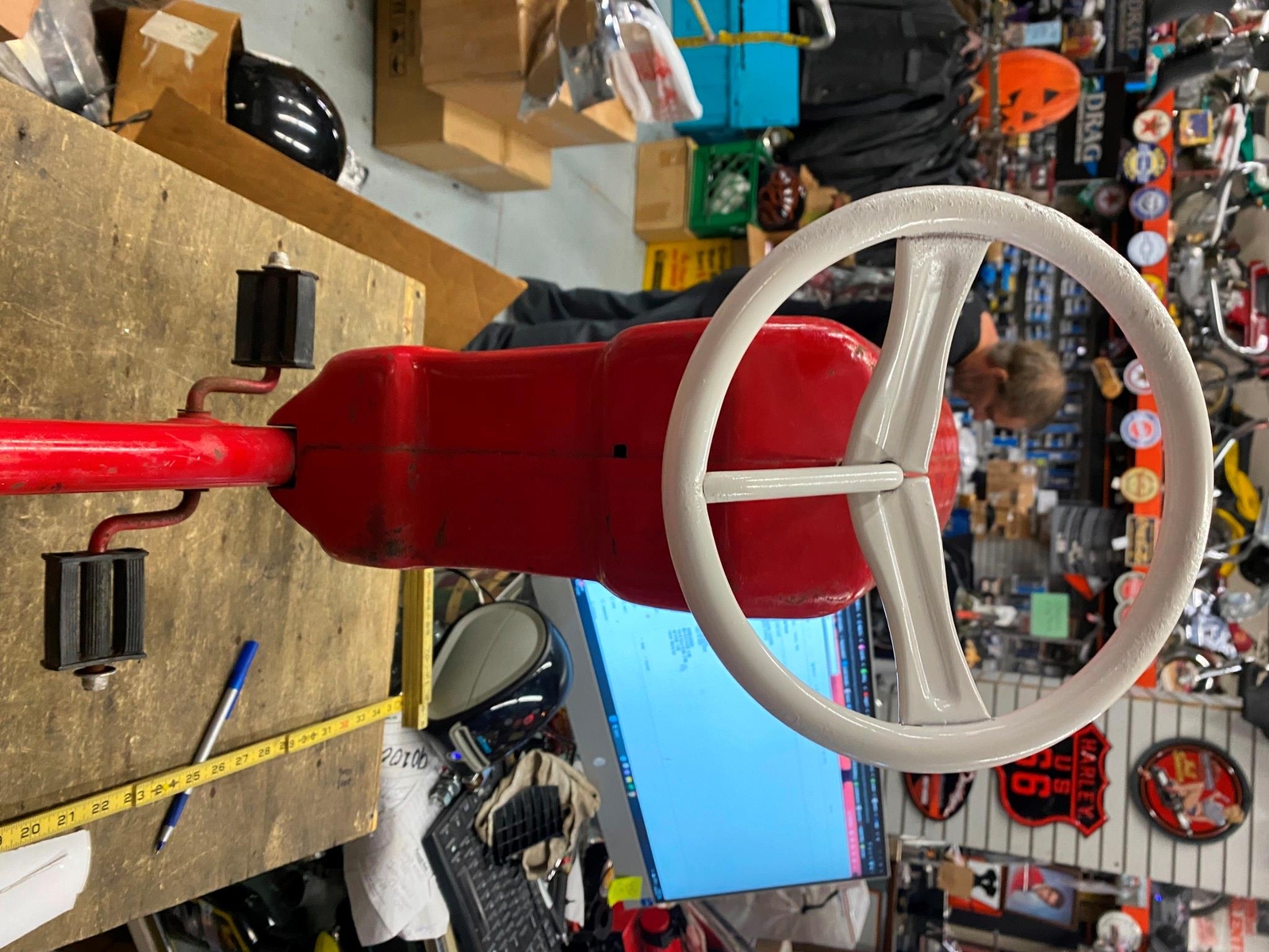 Vtg amf power Trac tractor pedal Car Orig C502 Unrestored Nice Chain ...