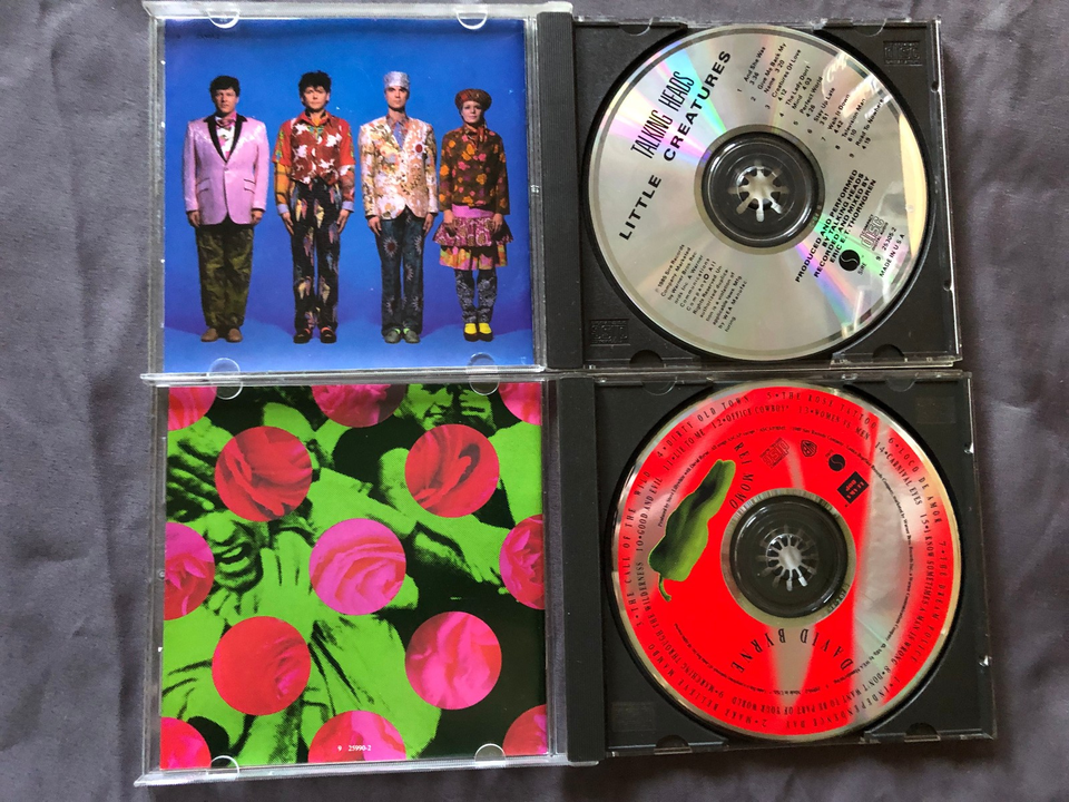 David Byrne/Talking Heads CDs:Lil Creatures; Rei Momo; Bush Ghosts ...