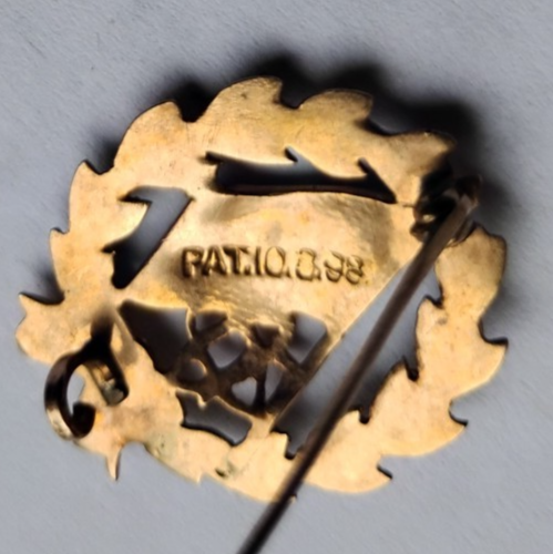 UDC United Daughters Of The Confederacy 14K Gold Pin Early 1900s PAT.10 ...