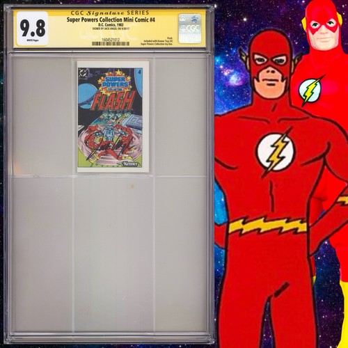 CGC 9.8 SS Super Powers Collection Mini Comic #4 signed by Jack Angel ...
