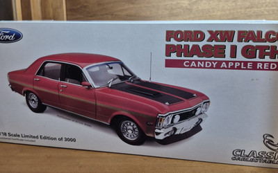 Classic Carlectable FORD FALCON, XW GT HO PHASE 1 (CANDY APPLE RED ...