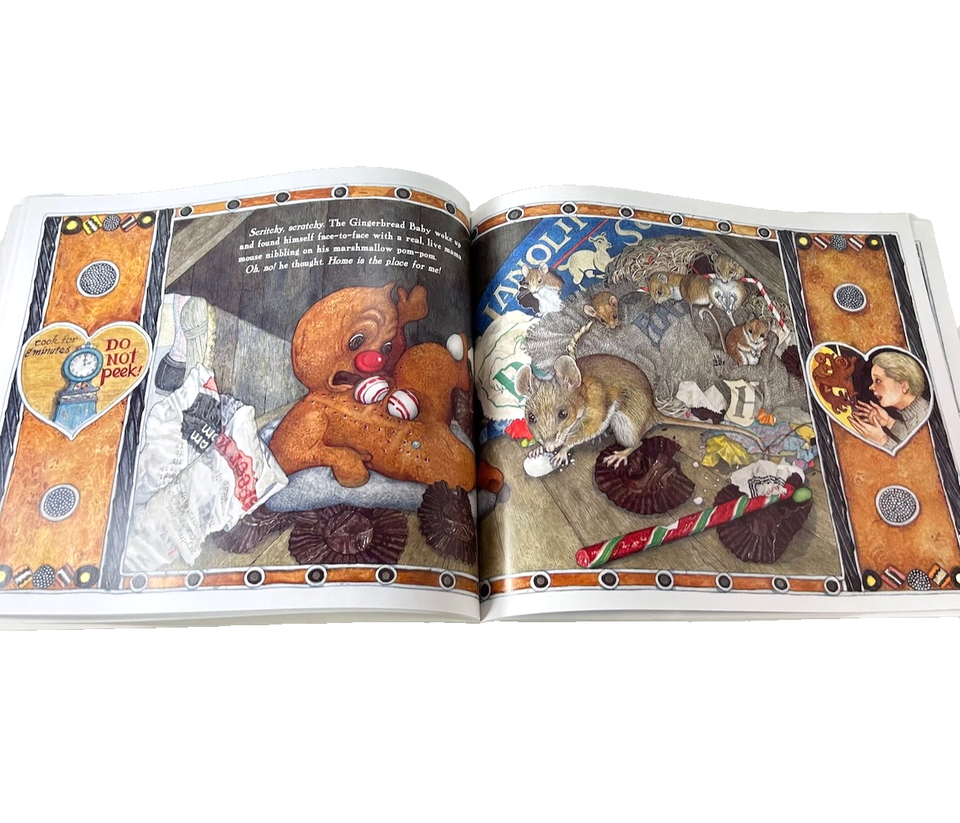 Jan Brett Christmas Book Lot of 4 Wild Reindeer Gingerbread 12 Days ...