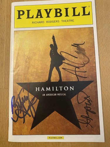 Hamilton Broadway January 2016 Playbill Original Cast OBC Some ...