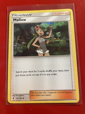 Pokémon TCG Mallow Sun & Moon: Guardians Rising 127/145 Regular ...