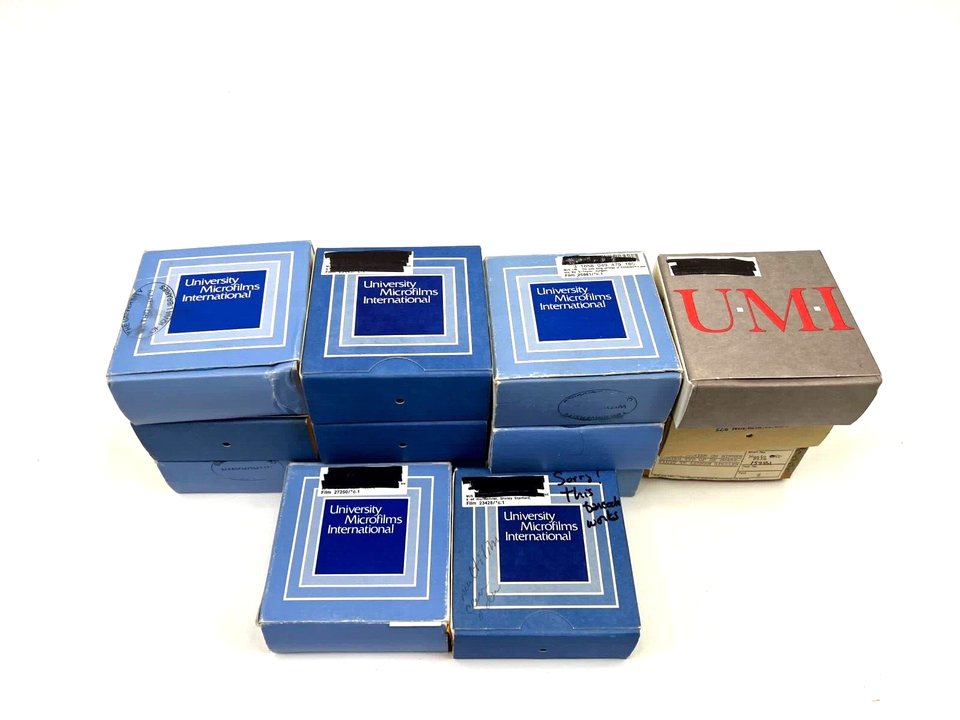 Vintage 1970's University Films Microfilm Microfiche Lot of 14 (Music ...