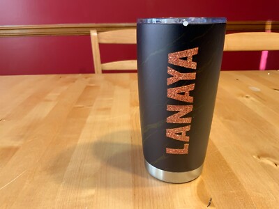 Personalized Reusable stainless steel cup with the name Lanaya | eBay
