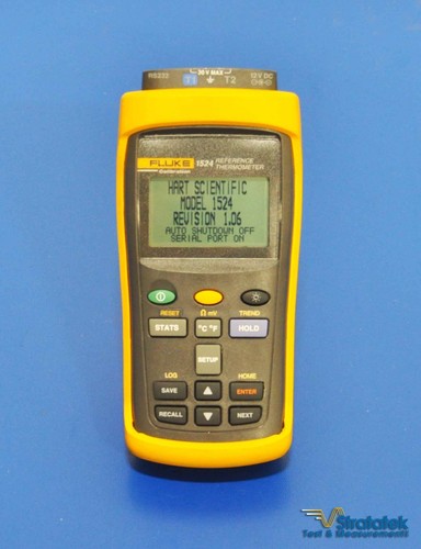 Fluke Hart Scientific 1524 Dual Channel Reference Thermometer 180 Day ...