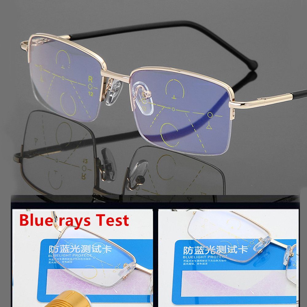 Smart Progressive Presbyopia Glasses Anti Blue Light Multifocal Reading ...