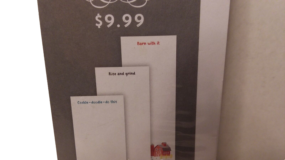 Bella Bug 3 Ct List Pad Set - Farm | eBay