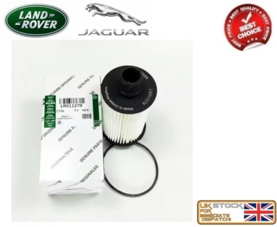 GENUINE LAND ROVER OIL FILTER DISCOVERY RANGE SPORT VELAR JAGUAR XK XJ ...