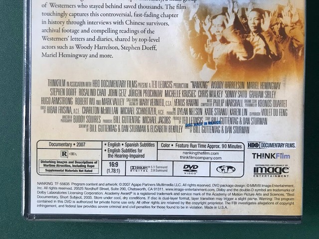 Nanking (DVD, 2008) for sale online | eBay