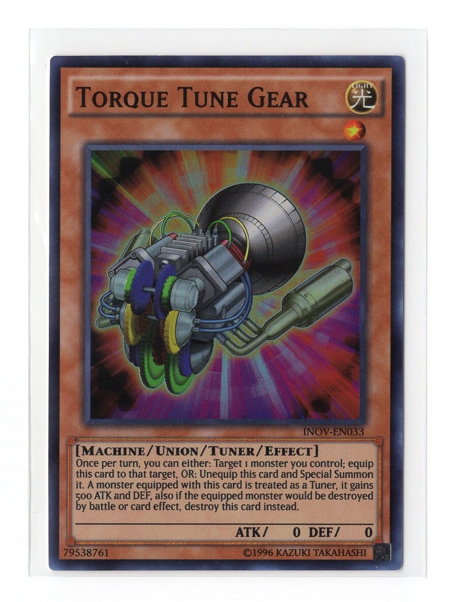 YuGiOh Card - (NM) Torque Tune Gear INOV-EN033 - Super Rare | eBay
