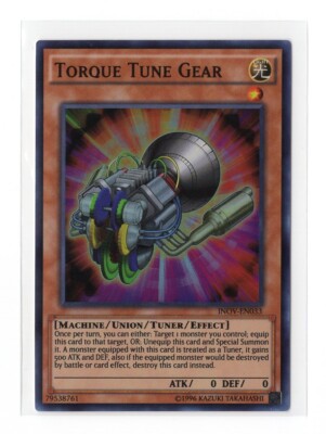 YuGiOh Card - (NM) Torque Tune Gear INOV-EN033 - Super Rare | eBay