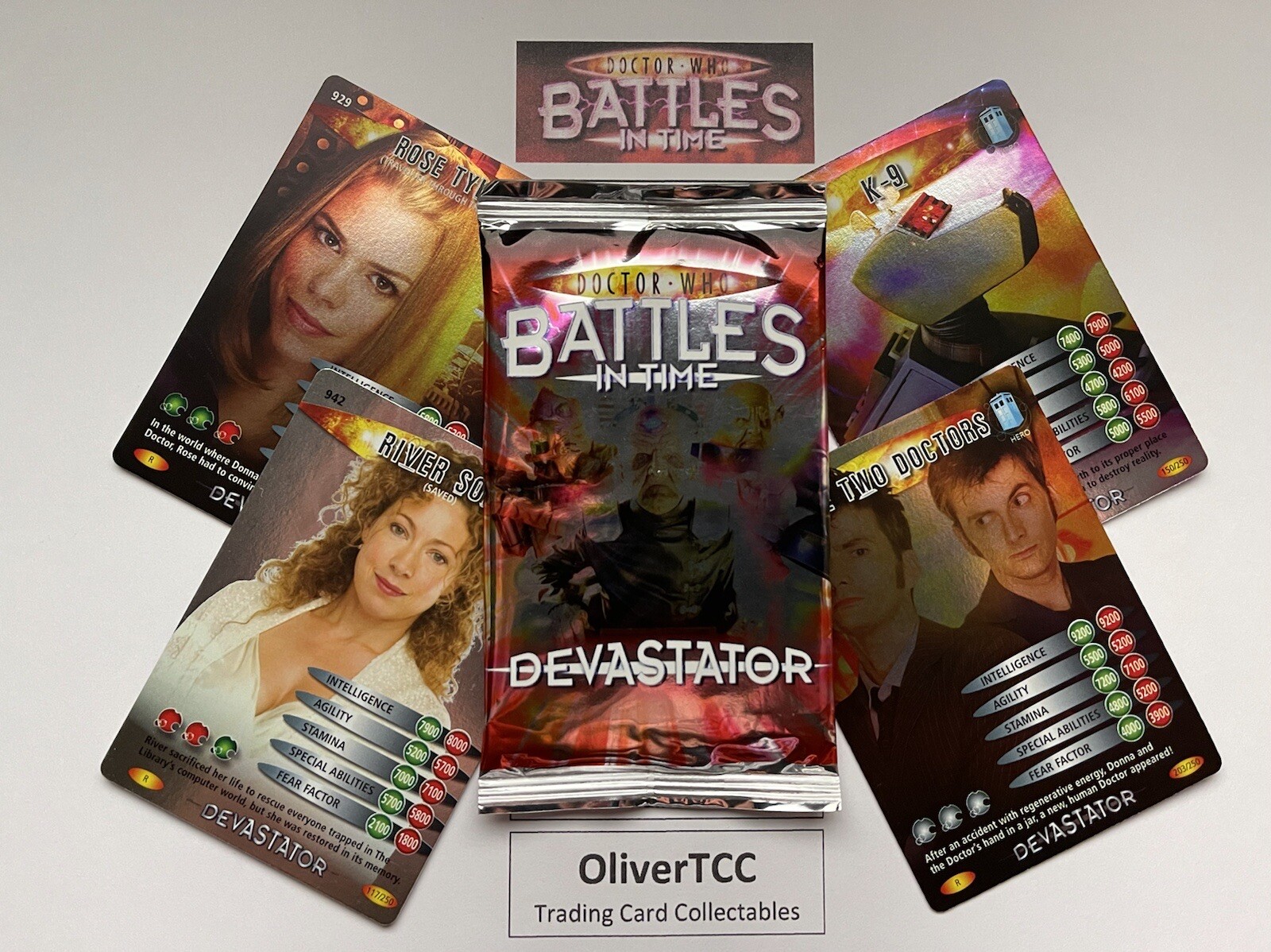 Dr Who Battles In Time Rare Card 826 - 1075 Cards Devastator Set You ...