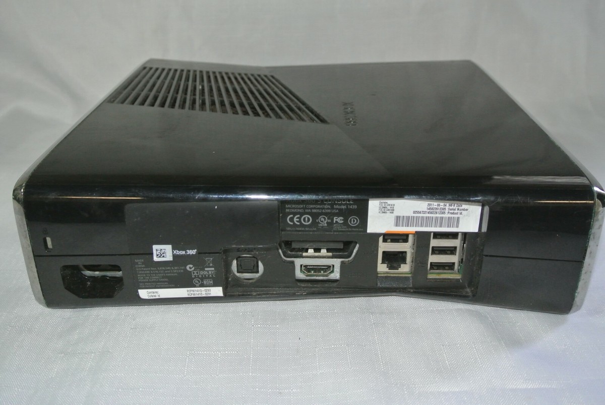 Xbox 360 S Console Back