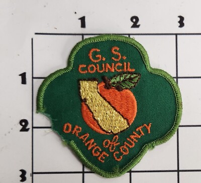 Orange County Patch Girl Scouts Council USA Embroidered Sew On ...
